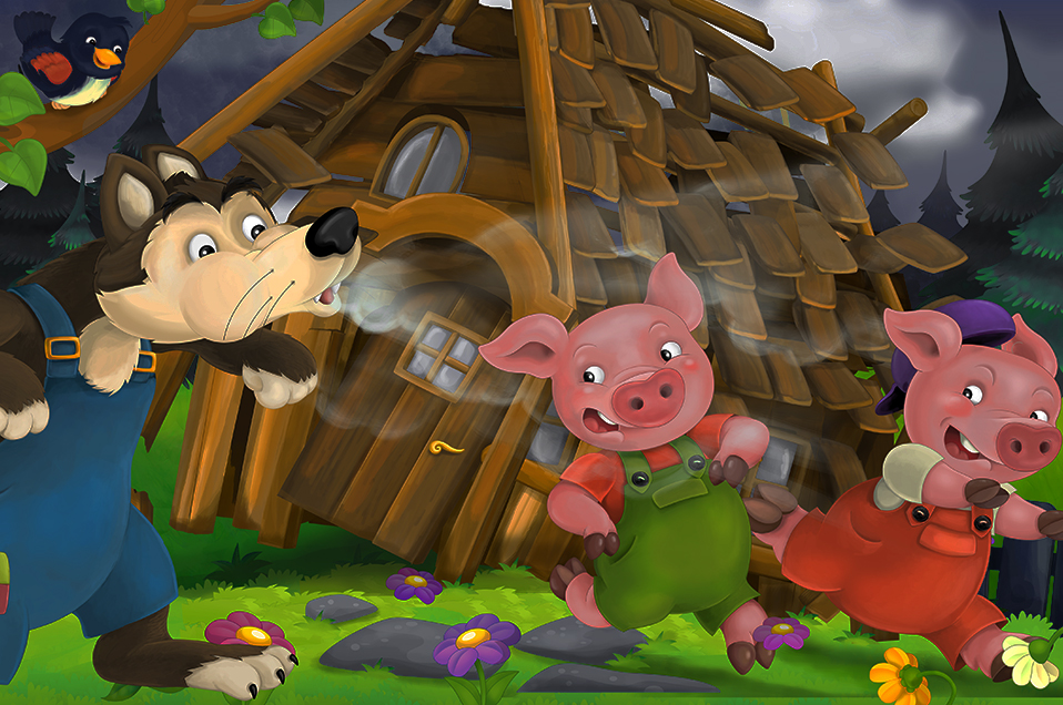 English The Three Little Pigs WorldStories